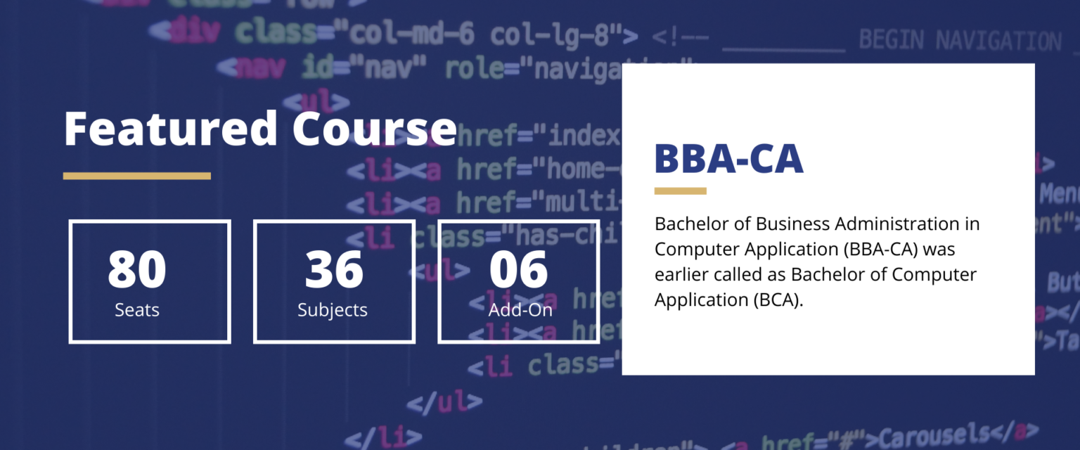 BBA-CA (Earlier called BCA) – MES Garware College of Commerce. Pune MH ...